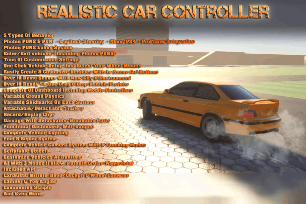 BoneCracker Games Unity Assets | Realistic Vehicle Behaviors - Best physics based vehicle ...